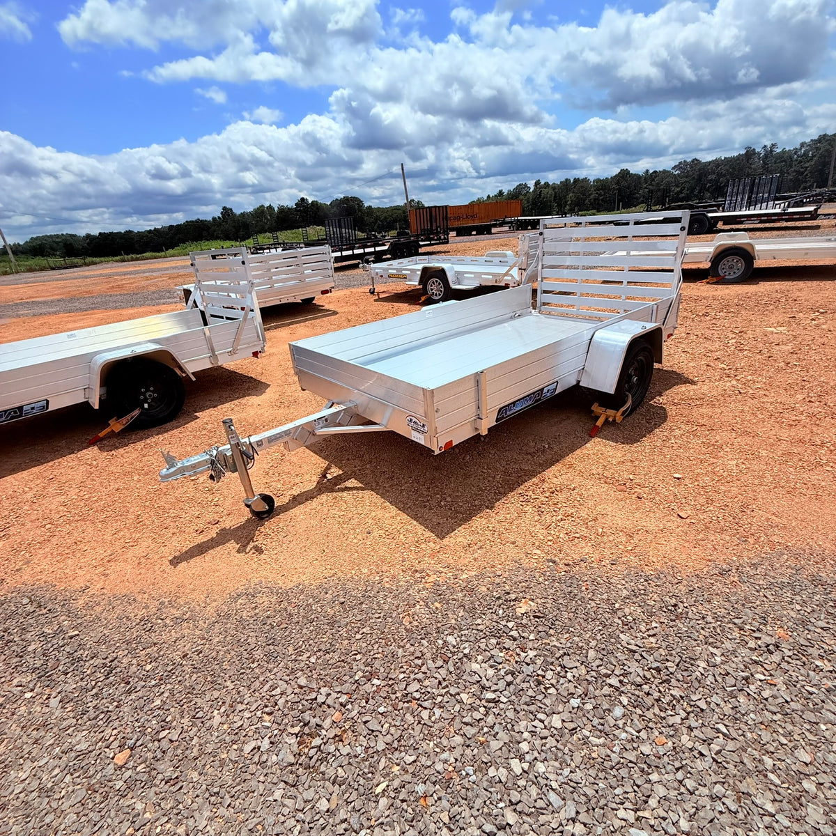2026 Aluma 63"x10 Utility w/ 12" Sides (6310ESA-S-TG) – J & J Trailers ...