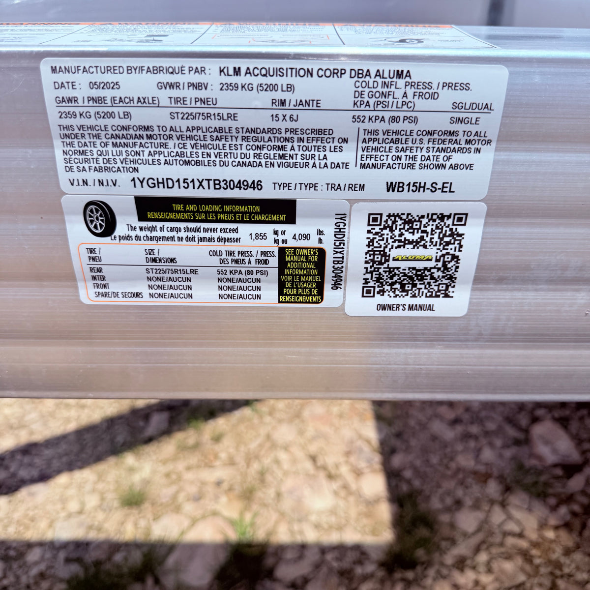 2026 Aluma 98"X15' WIDE BODY UTILITY 5K GVWR (WB15H) – J & J Trailers ...