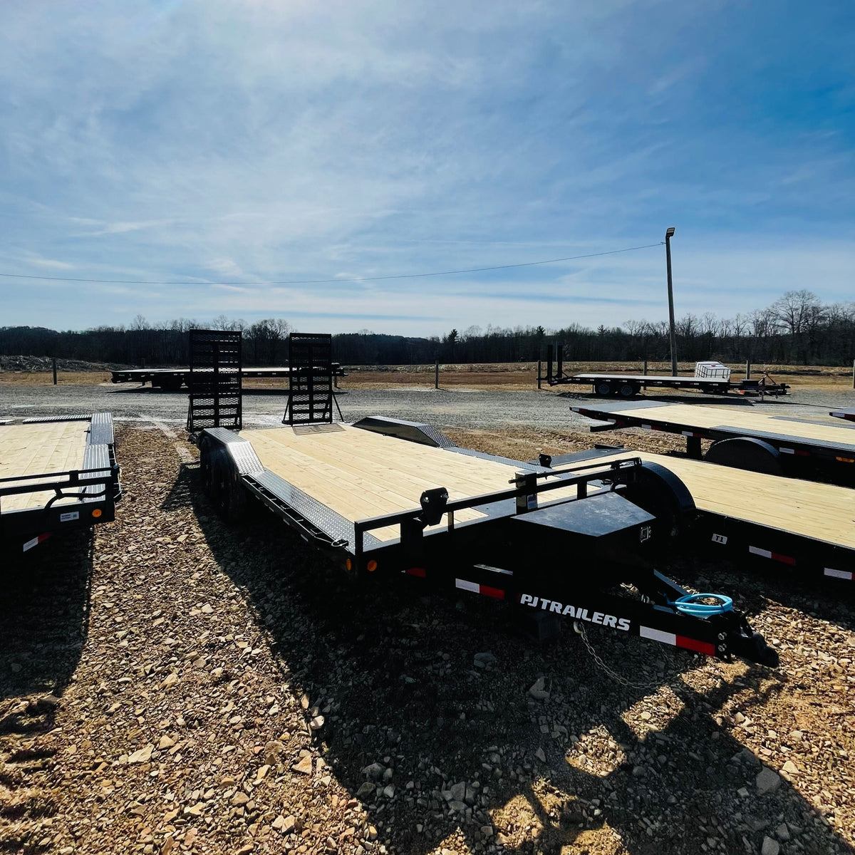 2024 PJ B6 8.5X20 SUPER WIDE HD RAMPS/ 10 PLY Tires – J & J Trailers ...
