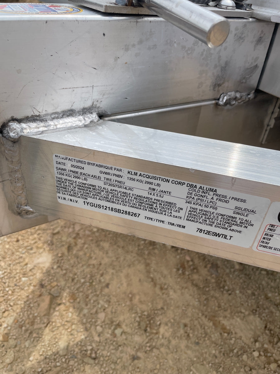 2025 ALUMA 78"X12' TILT (7812ESW-TILT-14SL) – J & J Trailers & Equipment