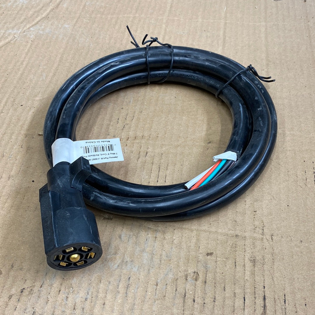 7 WAY PLUG W/ 8' MOLDED CABLE – J & J Trailers & Equipment