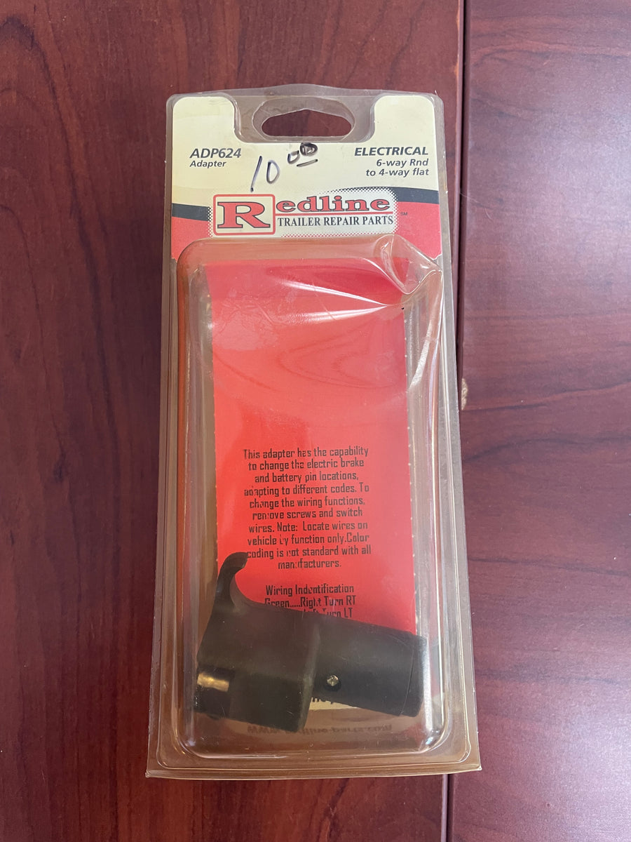6-Way Round to 4-Way Flat Adaptor, Pigtail – J & J Trailers & Equipment
