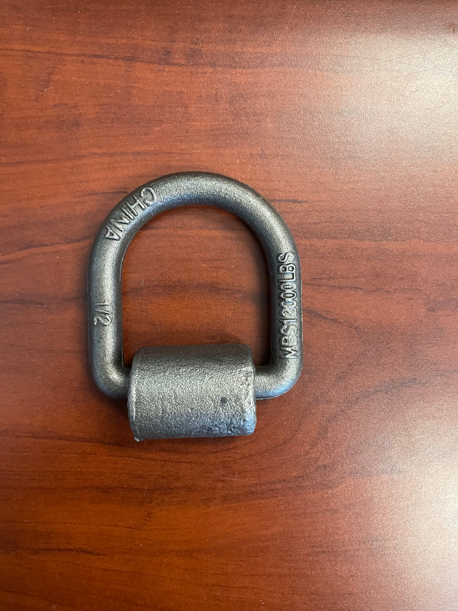 Weld On D-Ring, 3", 1/2" – J & J Trailers & Equipment