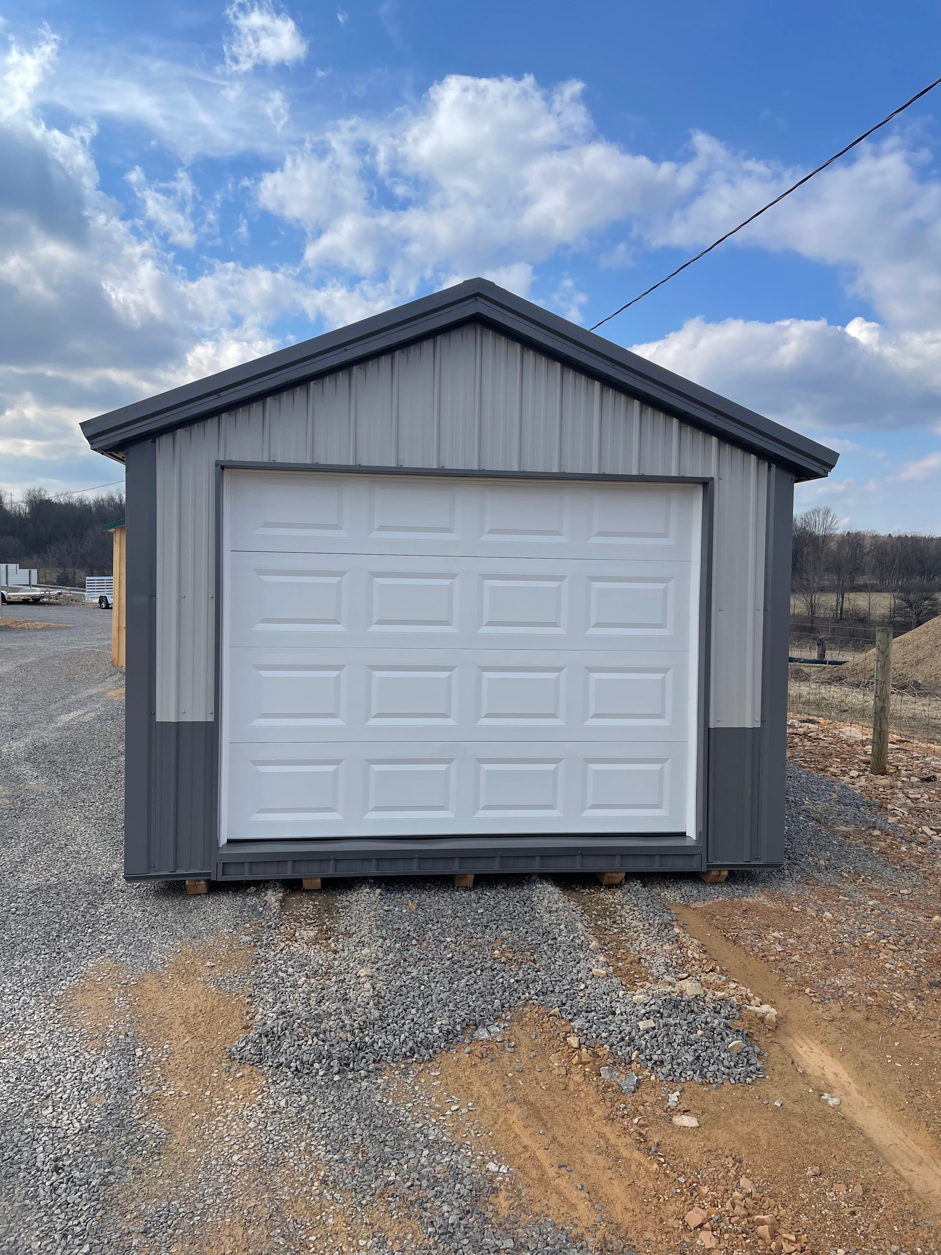 12X24 Garage w/ 2 Windows – J & J Trailers & Equipment