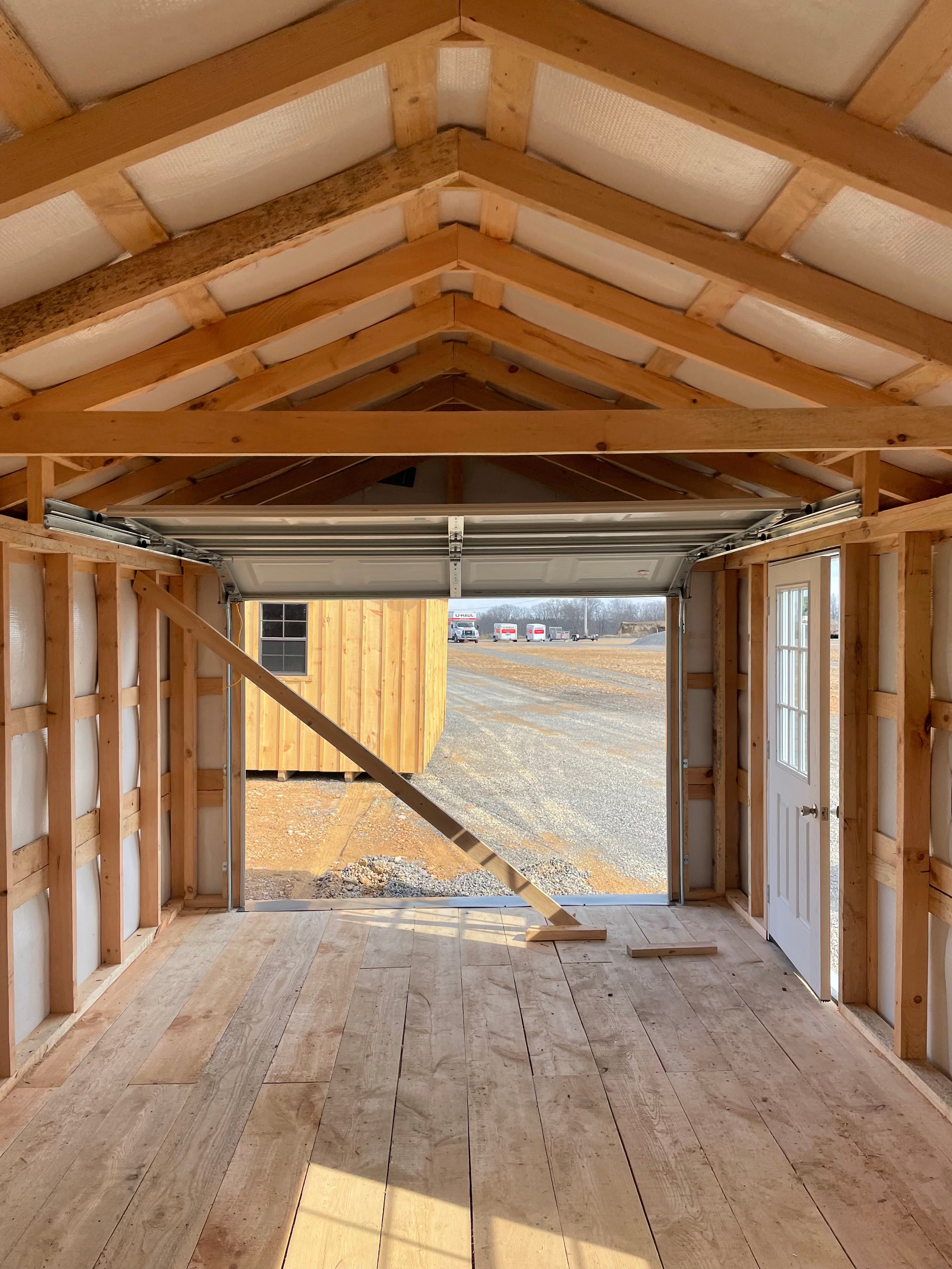 12X24 Garage w/ 2 Windows – J & J Trailers & Equipment